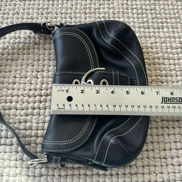 Coach | Bags | Genuine Coach Black Leather Shoulder Soho Bag Y2k ...